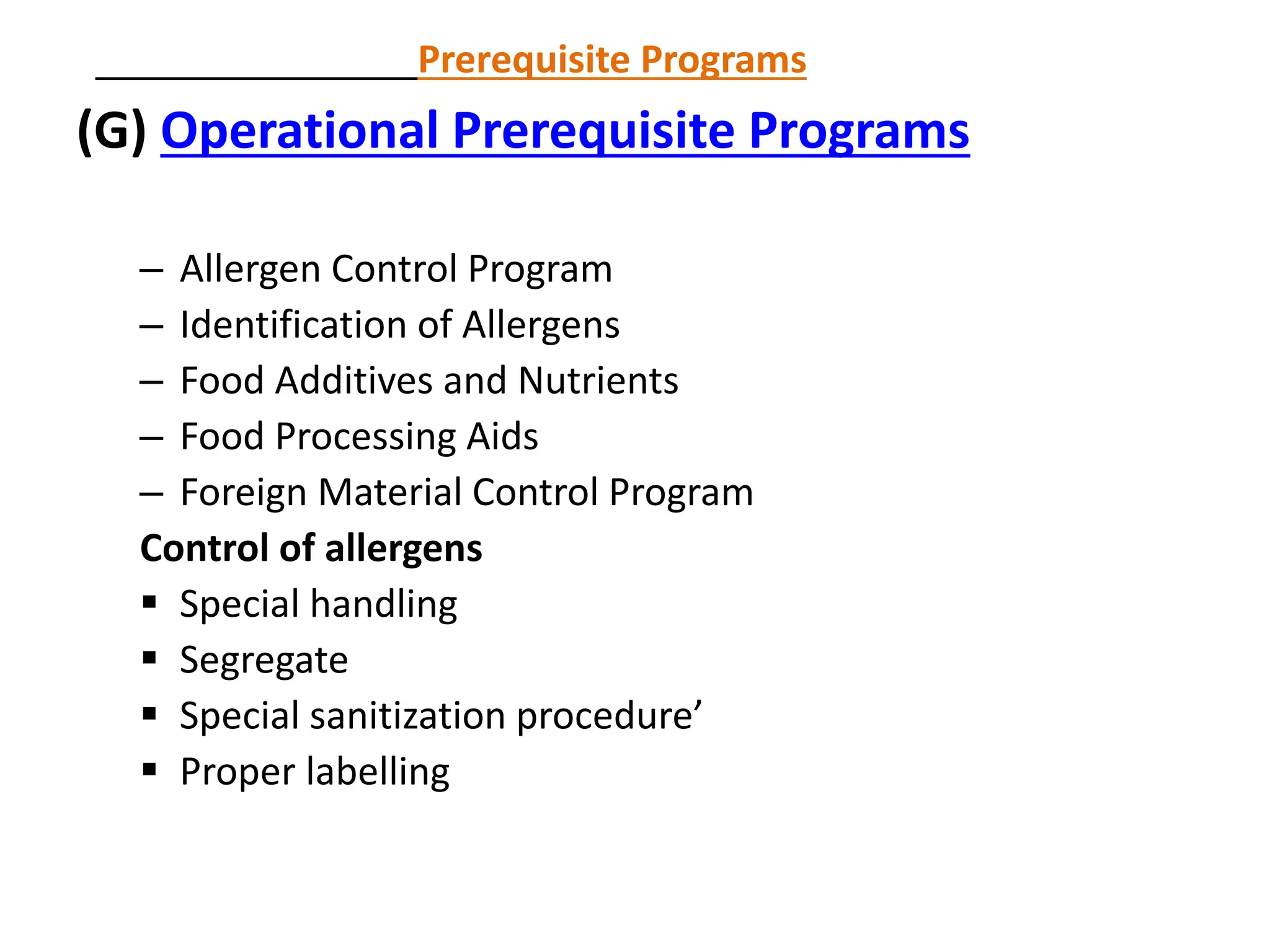 Prerequisite programs | PPTX