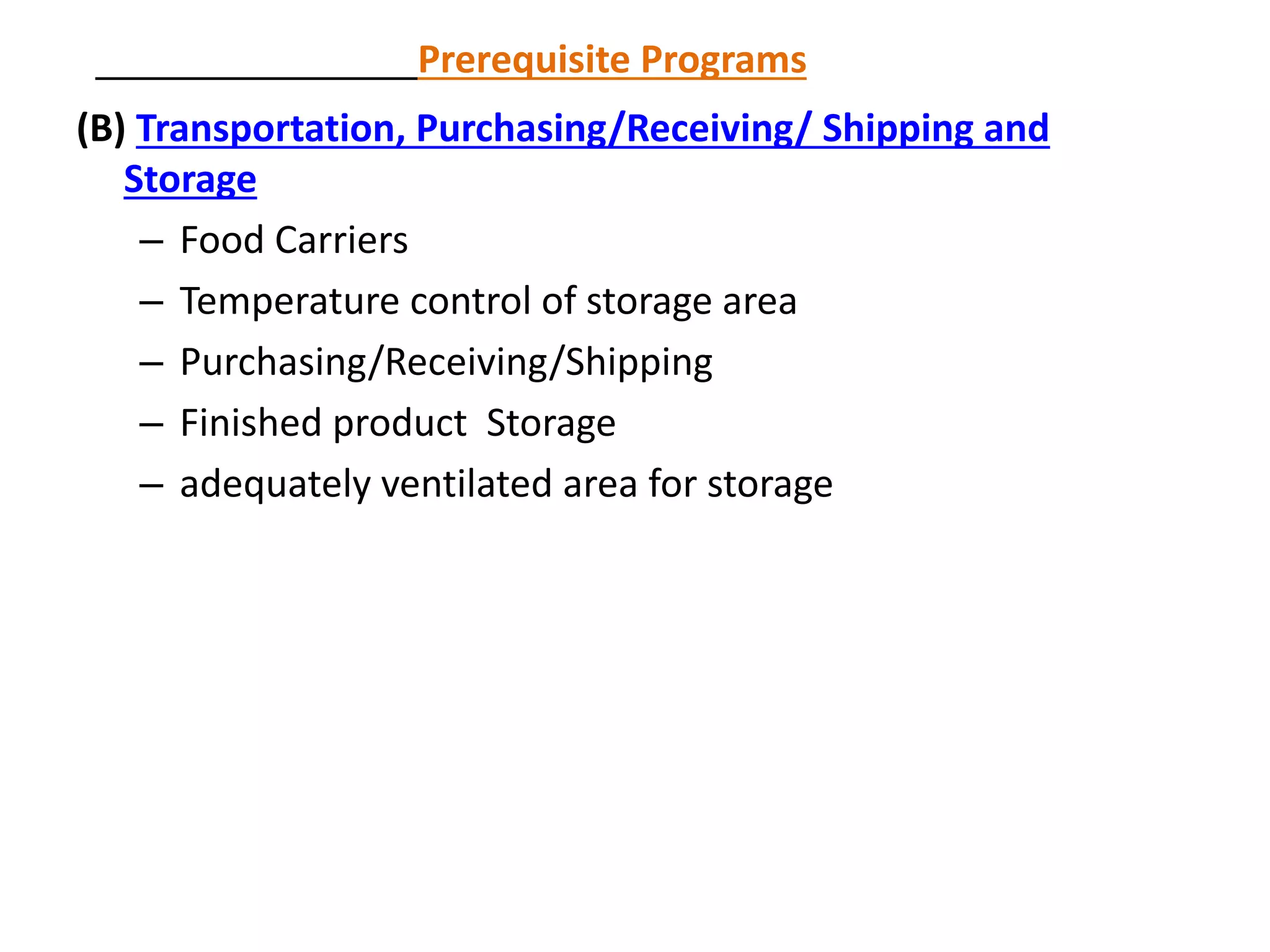 Prerequisite programs | PPTX