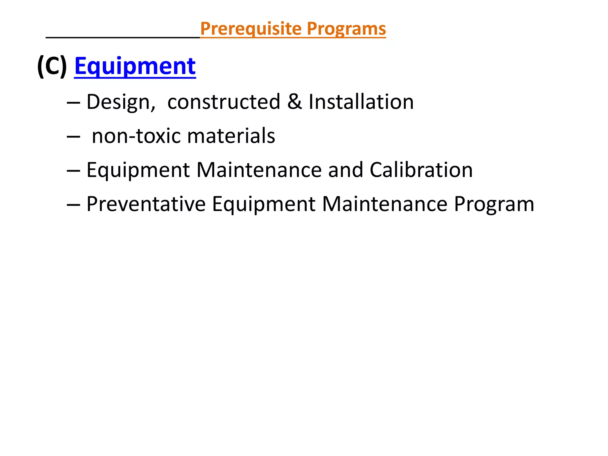 Prerequisite programs | PPTX