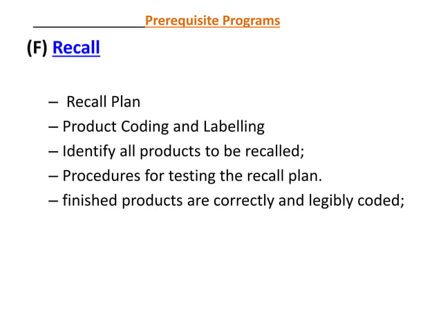 Prerequisite programs | PPTX