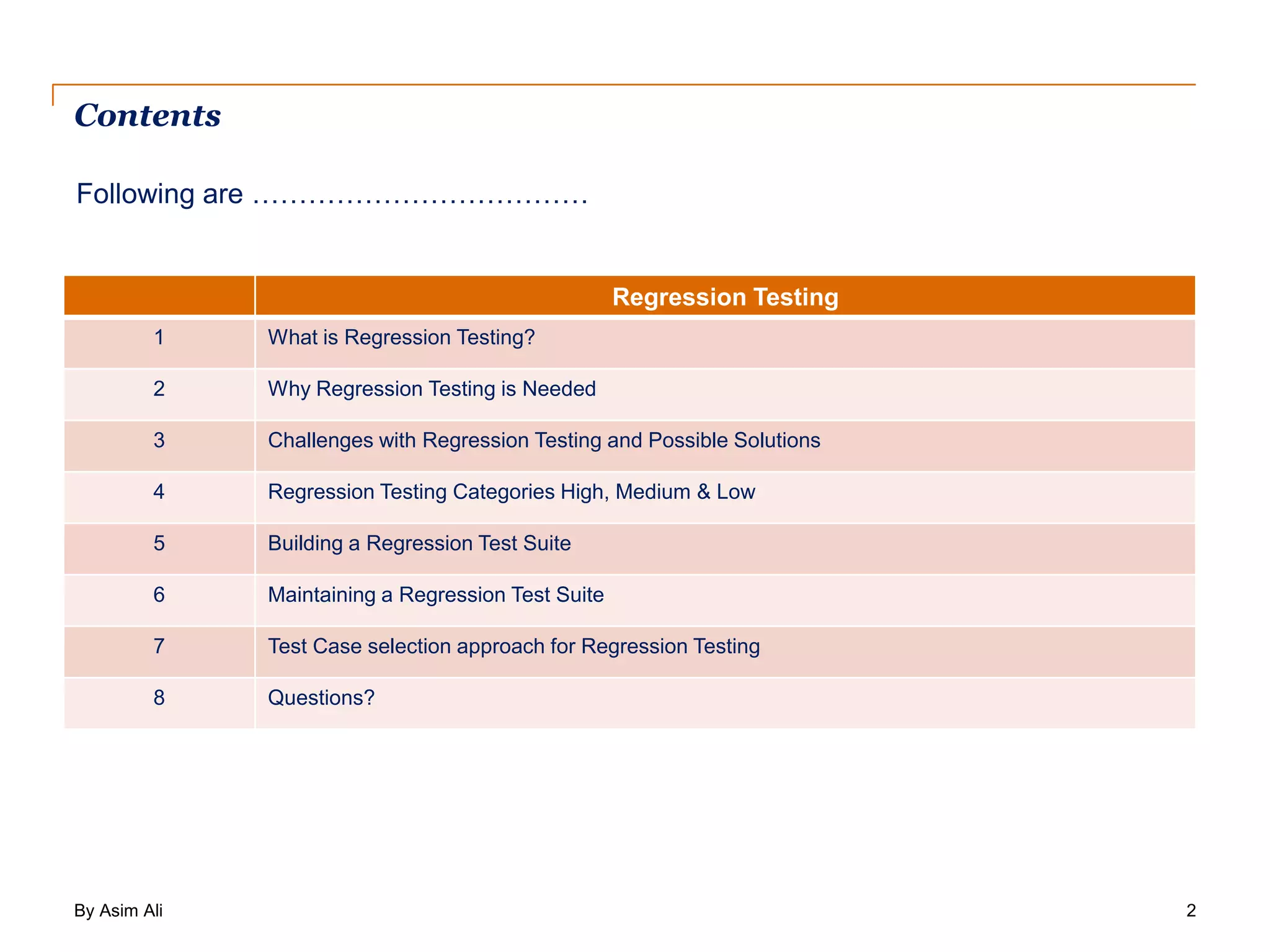 Risk Based Regression Testing Approach Pdf Web Development Internet