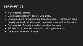 Osteoporosis and Different Pharmacological management | PPTX ...
