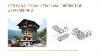 Difference between Traditional and Vernacular architecture | PDF