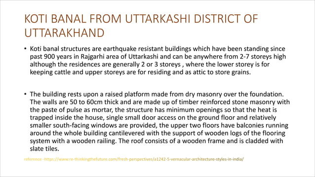 Difference between Traditional and Vernacular architecture | PDF ...
