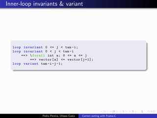 Correct sorting with Frama-C | PDF | Programming Languages | Computing