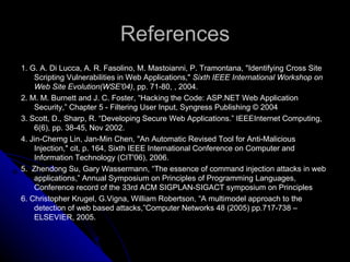 XSS filter on Server side | PPT