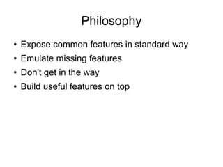 Designing a generic Python Search Engine API - BarCampLondon 8 | PPT