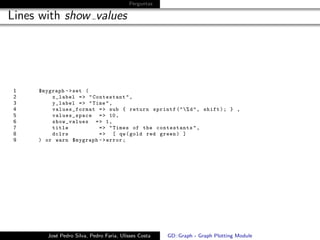 GD::Graph - Graph Plotting Module | PPT