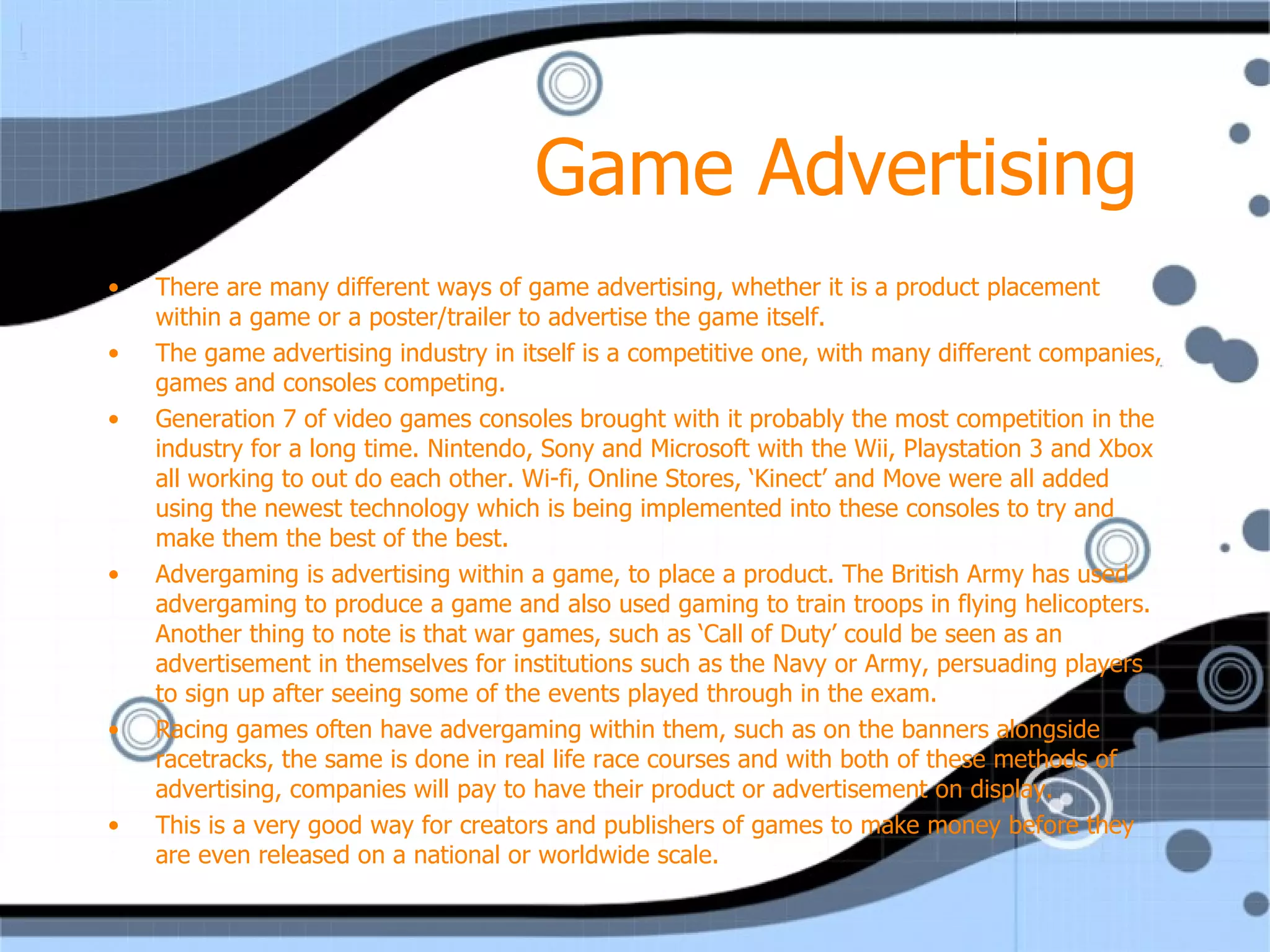 A brief history of gaming | PPT