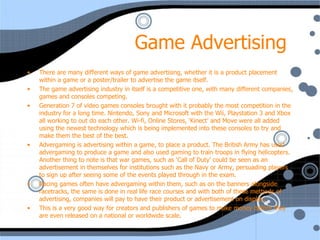 A brief history of gaming | PPT