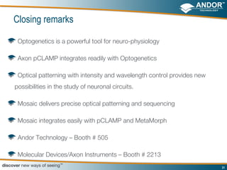 Electrophysiology meets Optogenetics | PPT