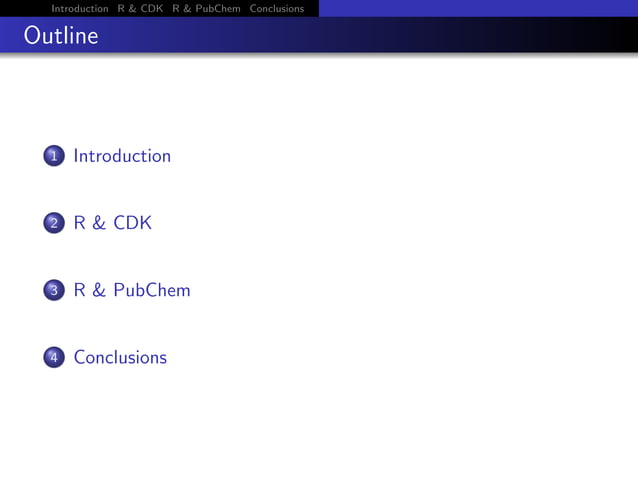 Integrating R with the CDK: Enhanced Chemical Data Mining | PPT