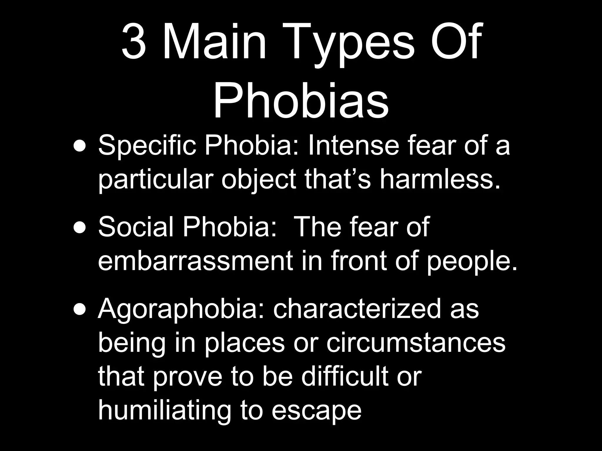 Phobia Presentation | PPT