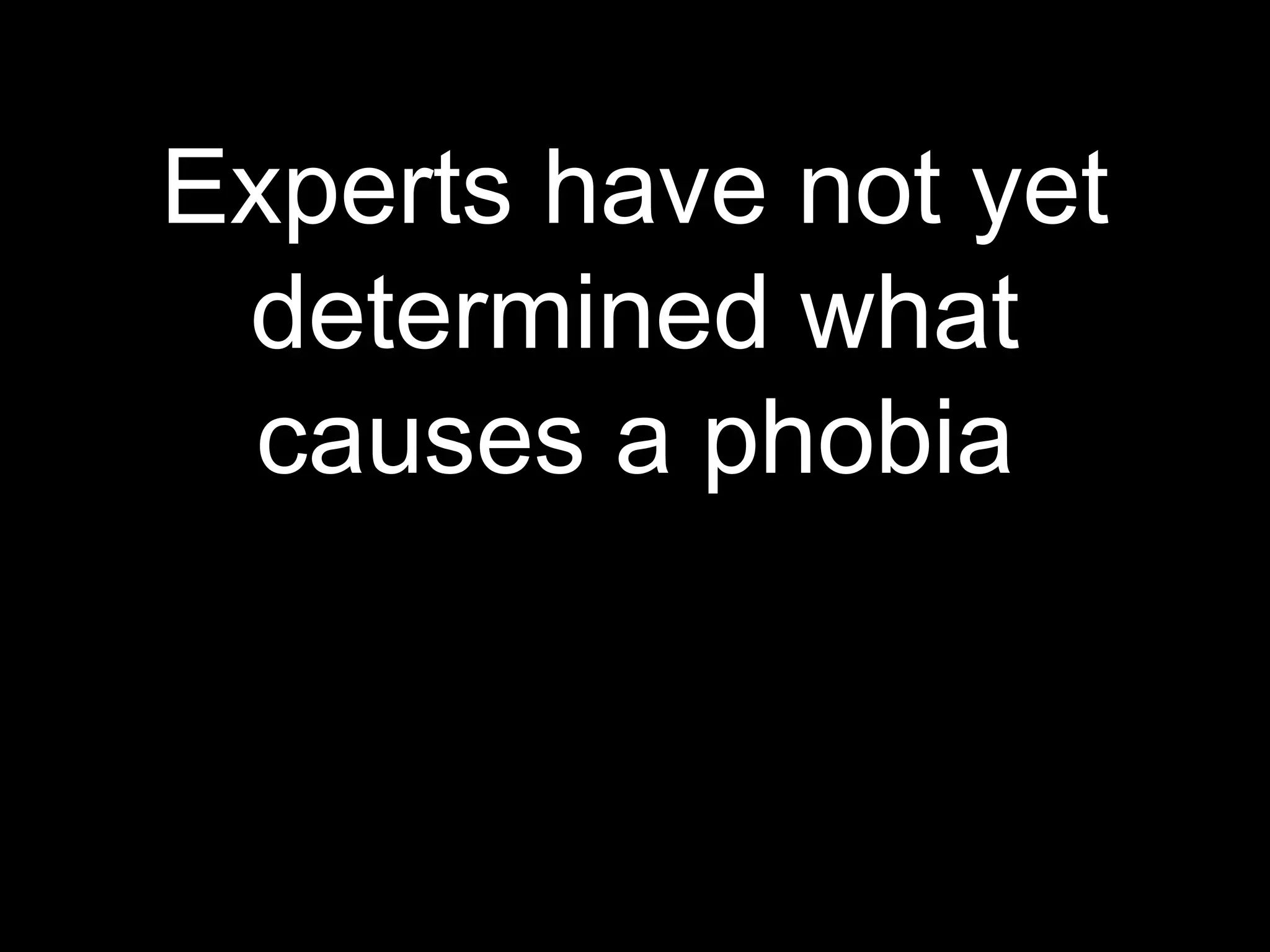 Phobia Presentation | PPT