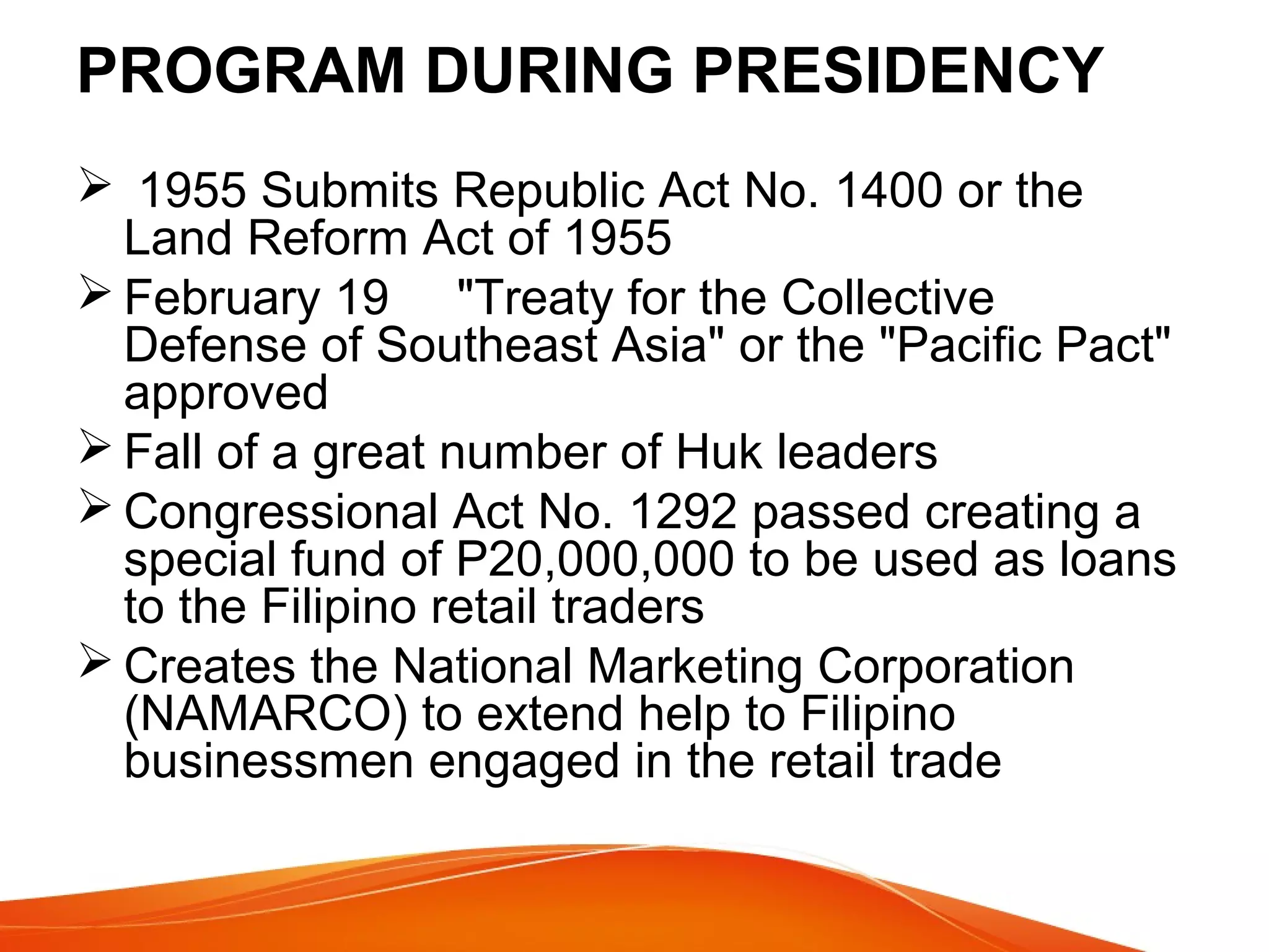 President Ramon Magsaysay | PPT