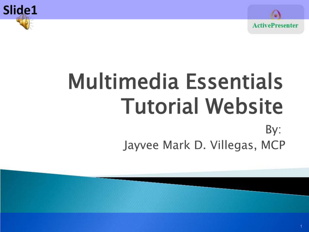 Multimedia Essentials Tutorial Website | PPT | Free Download