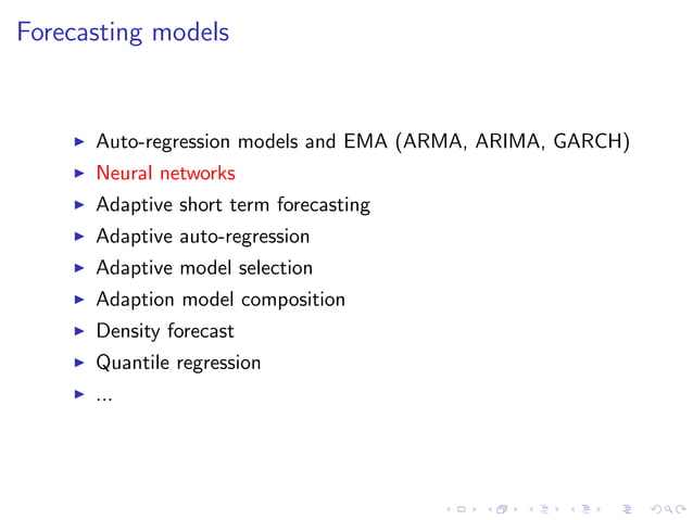 Deep Learning And Feature Extraction For Time Series Forecasting Pdf