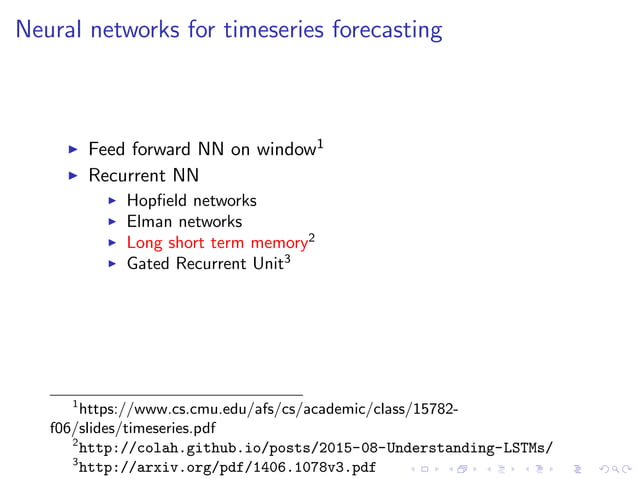 Deep Learning And Feature Extraction For Time Series Forecasting Pdf