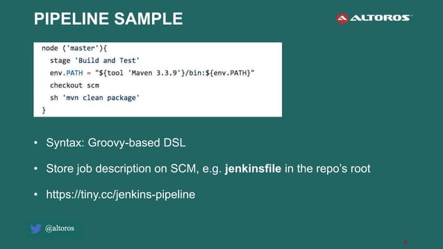 Continuous Integration and Deployment with Jenkins for PCF | PPT