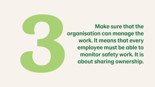 3 tips for successful safety work | PDF