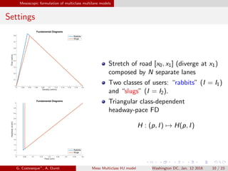 Mesoscopic multiclass traffic flow modeling on multi-lane sections | PDF | Physics | Science