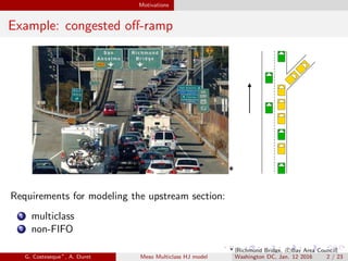 Mesoscopic multiclass traffic flow modeling on multi-lane sections | PDF | Physics | Science