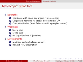 Mesoscopic multiclass traffic flow modeling on multi-lane sections | PDF | Physics | Science