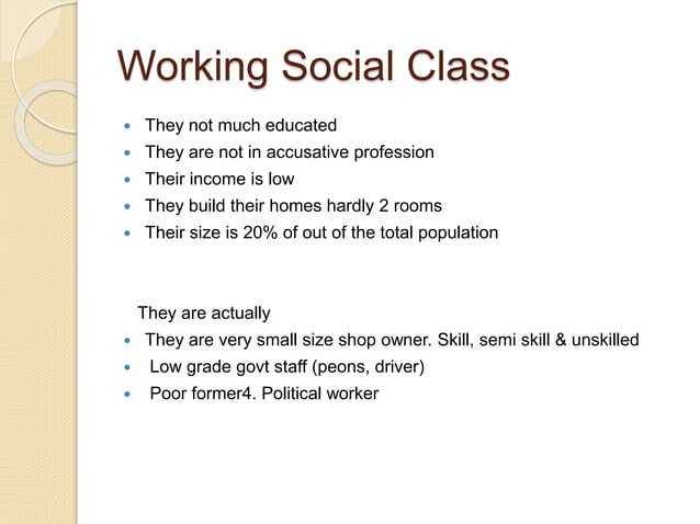 Society and Social Structure Of Pakistan | PPTX