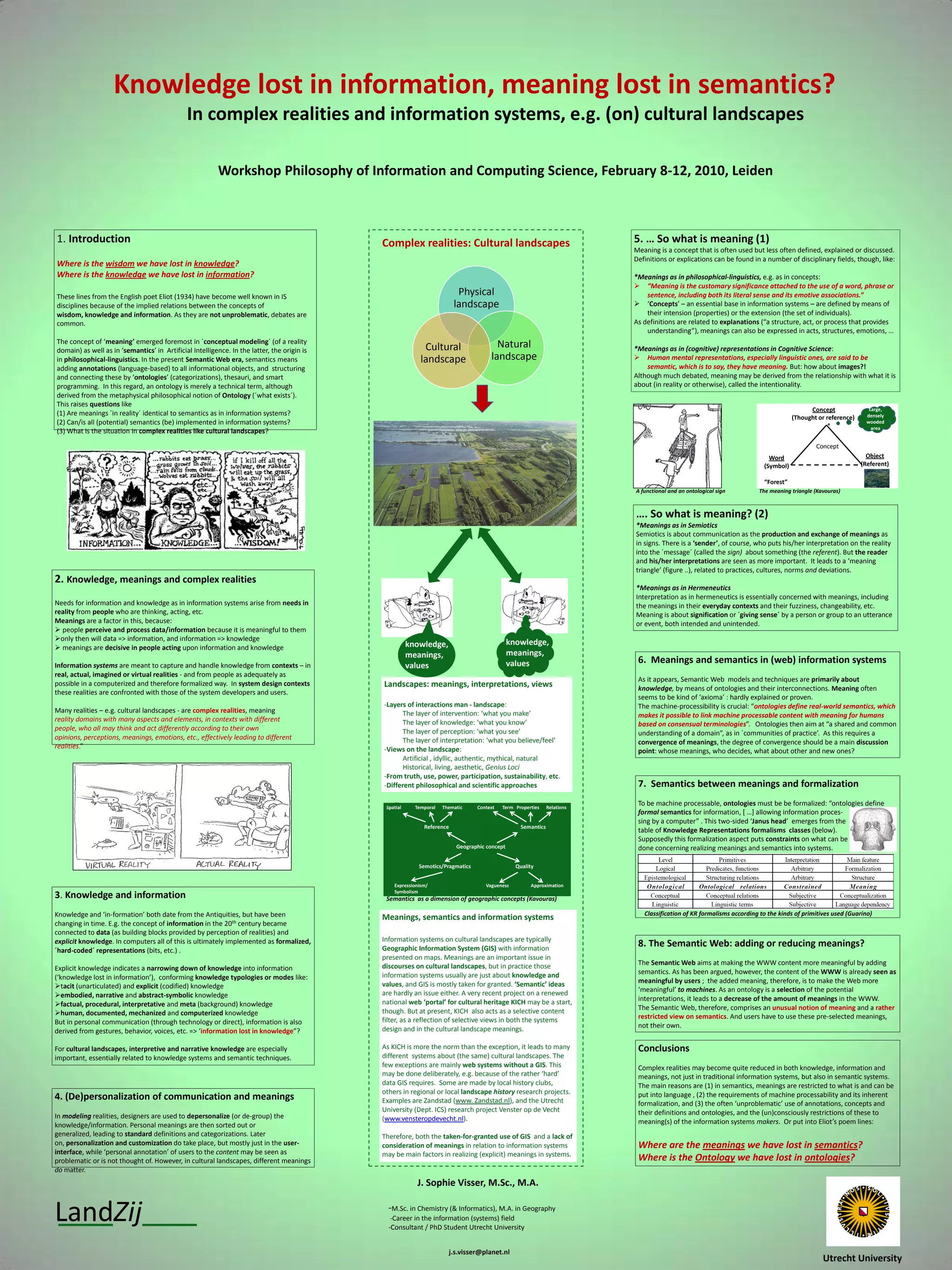 Knowledge lost in information, meanings lost in semantics? | PPTX