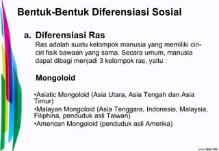 Pres.sosio diferensiasi sosial | PPTX
