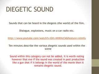 gcse - sound | PPTX | Soundtracks, TV and Showtunes | Music