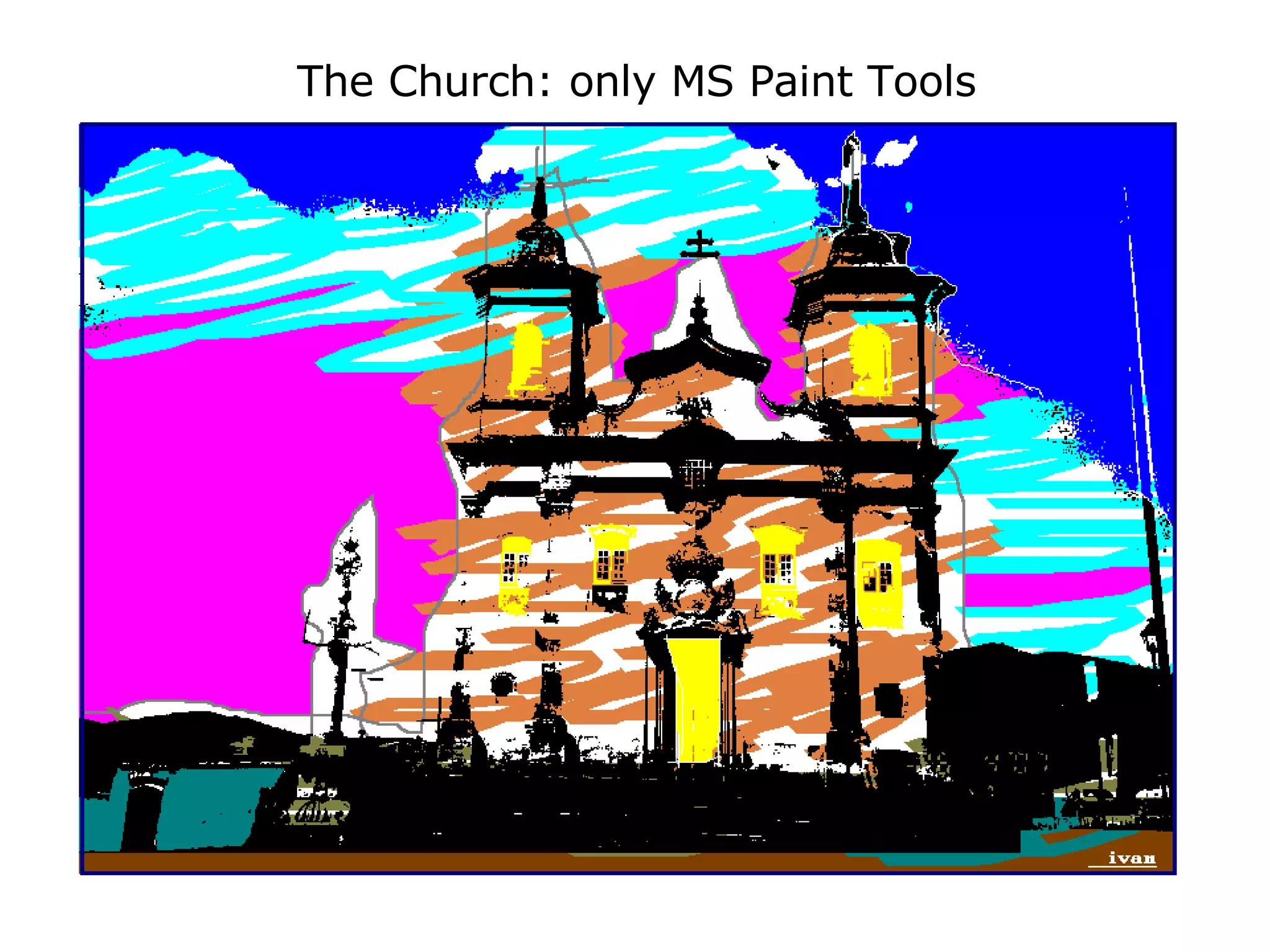 MS Paint Techniques #02 Saving Files Modes | PPT