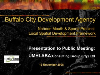 Nahoon Local Spatial Development Framework | PPT