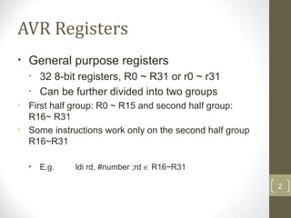 set de instrucciones primera parte de atmel | PPT