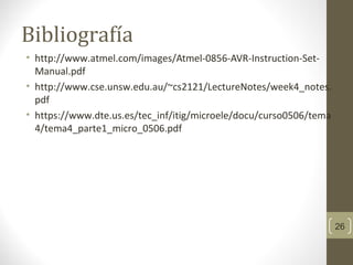 set de instrucciones primera parte de atmel | PPT