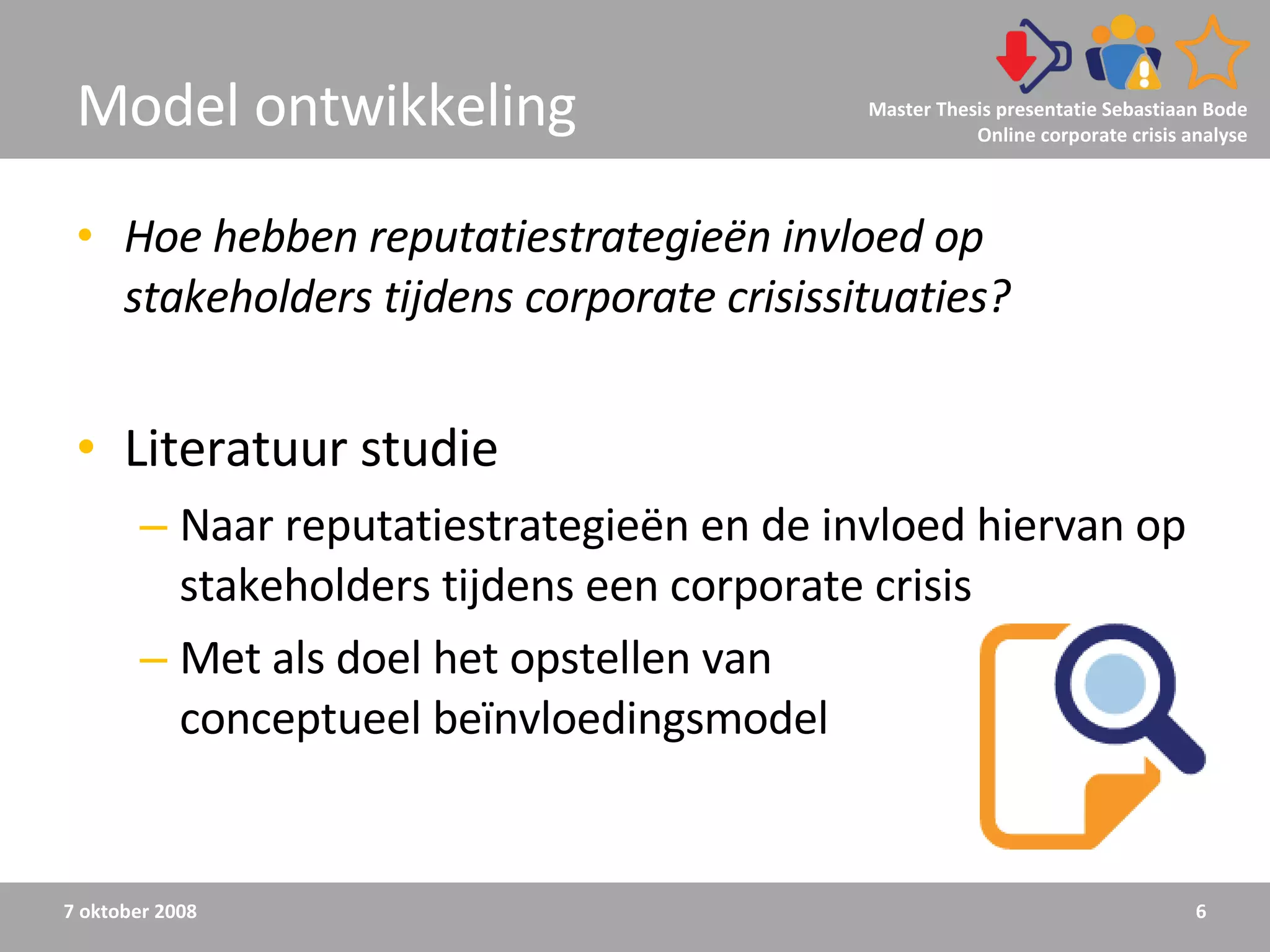 Online Corporate Crisis Analyse