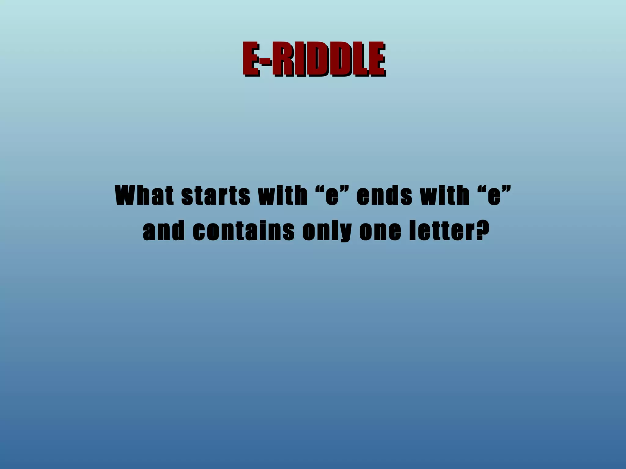 Riddles and Puzzles | PPT