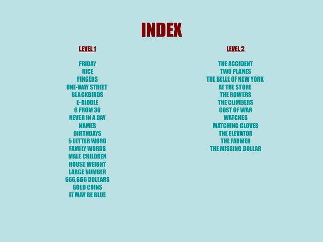 Riddles and Puzzles | PPT | Stamps and Coins | Collecting