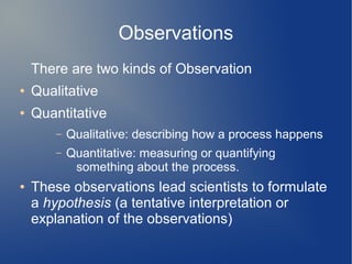 Scientific Approach to Knowledge | PPT