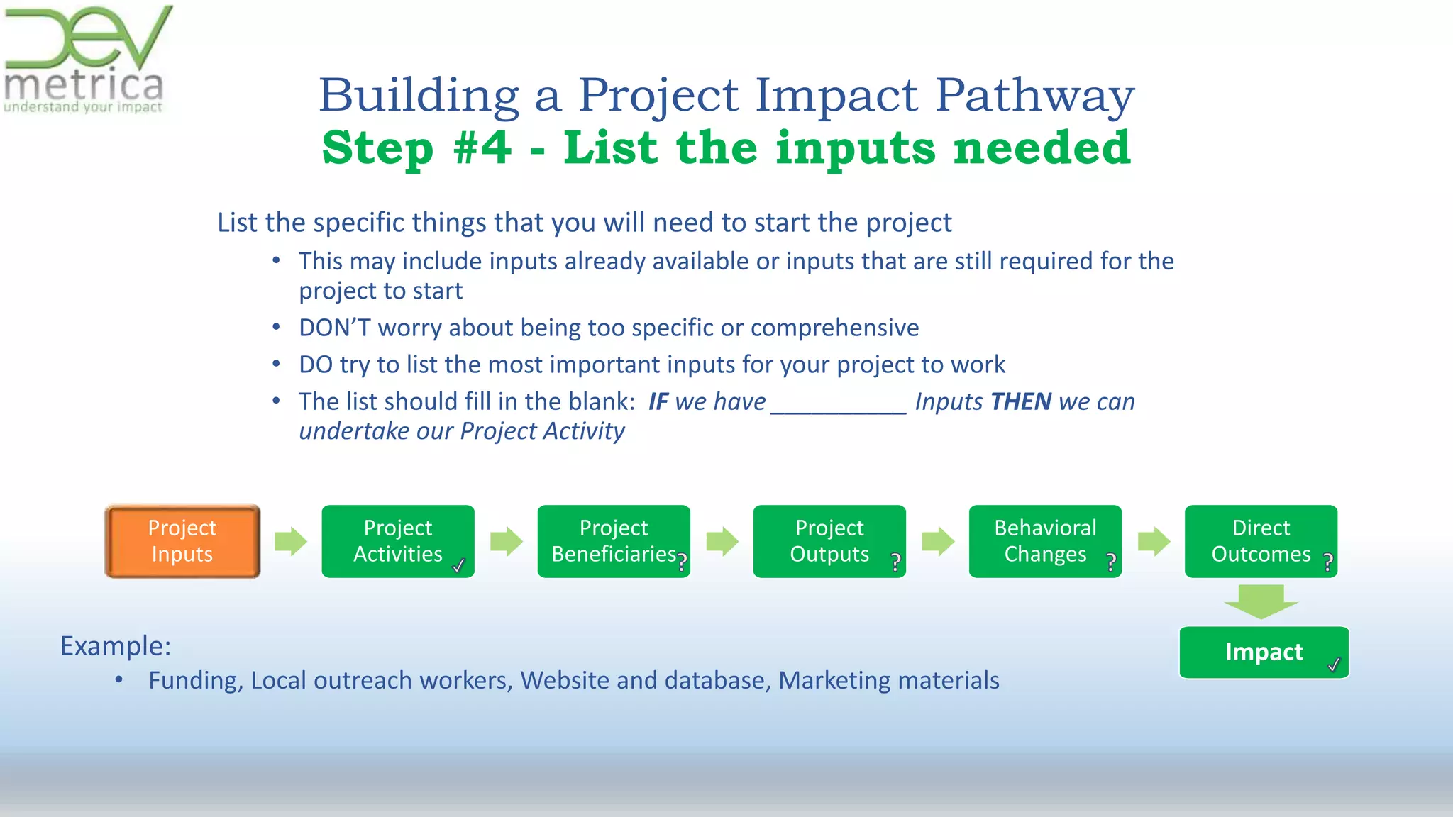 The Project Impact Pathway | PPTX