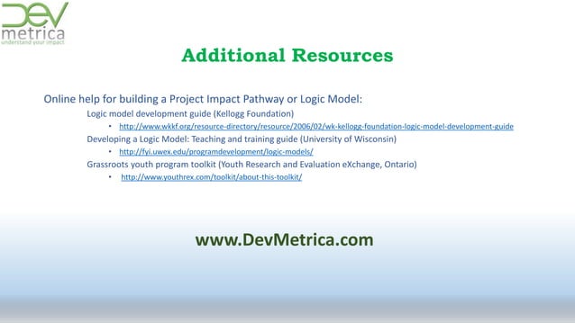 The Project Impact Pathway | PPTX