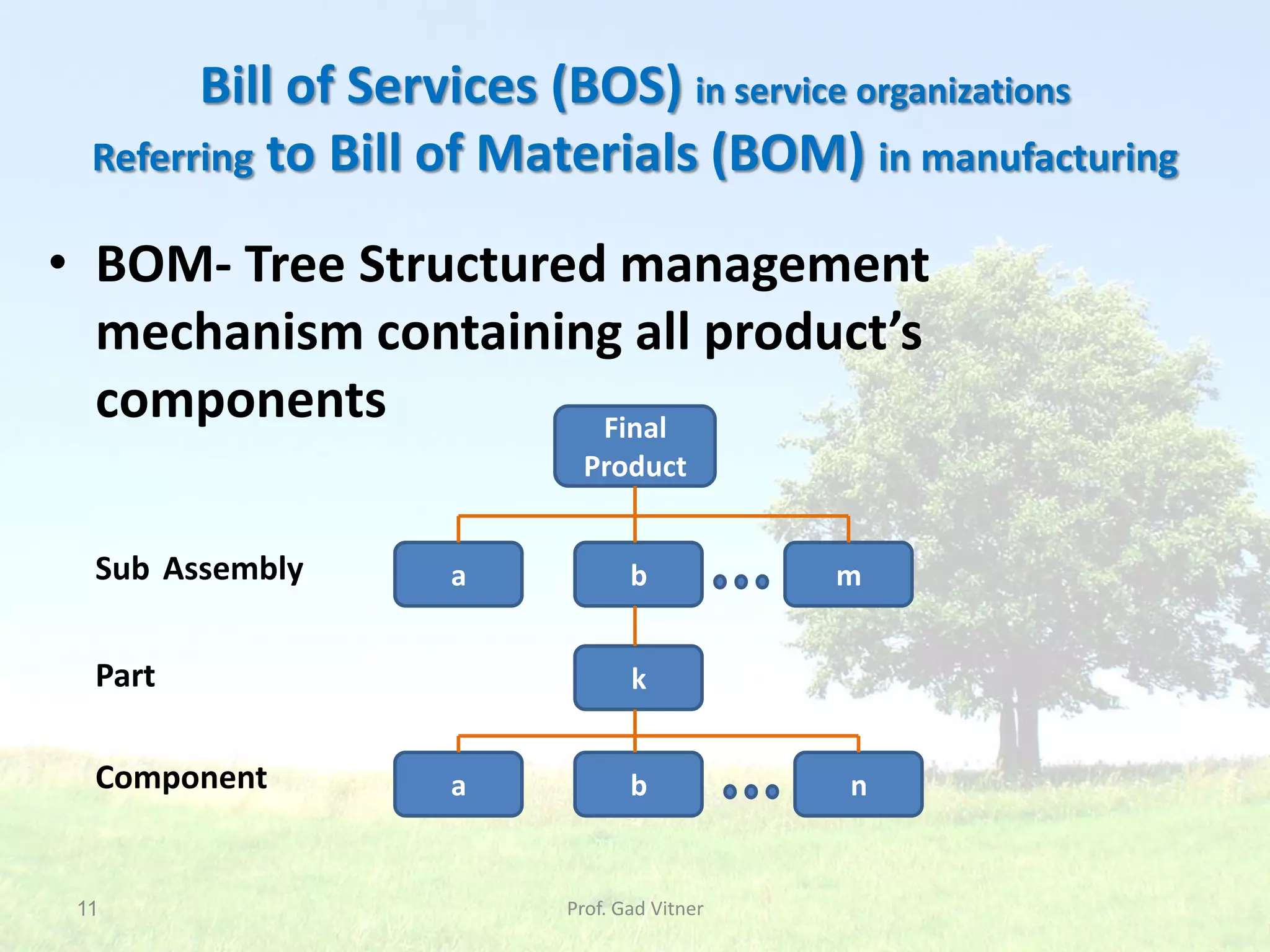 Using Bill of Services(BOS) | PDF