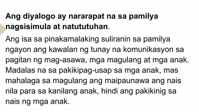 pres 11 esp q1.pptx Ang Kahalagahan at Uri ng Dayalogo | PPTX