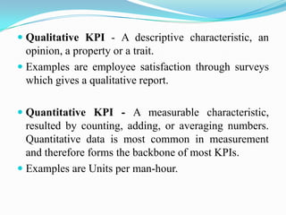 Key Performance Indicators | PDF