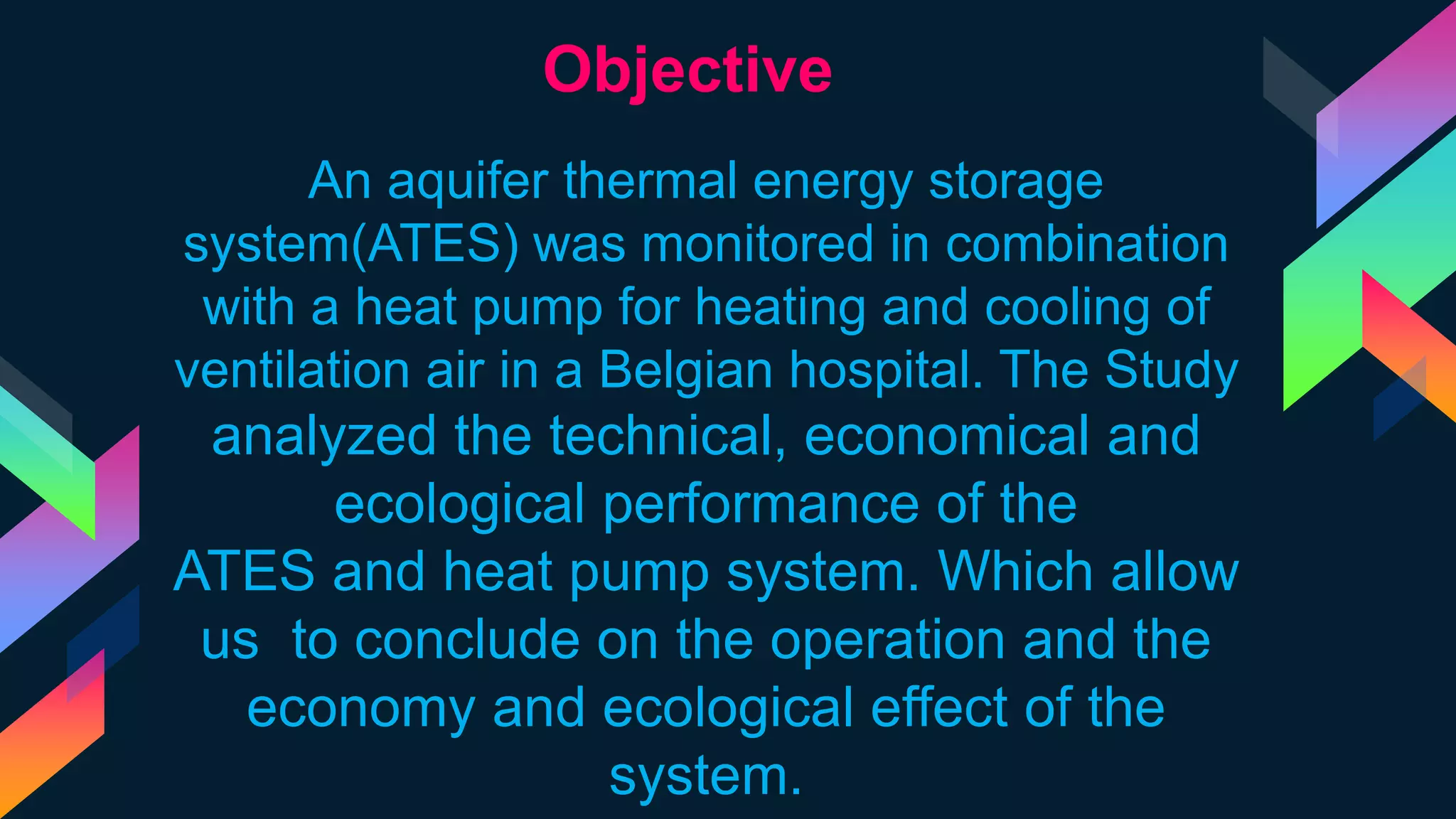An aquifer thermal storage system in a Belgian hospital: Long-term ...