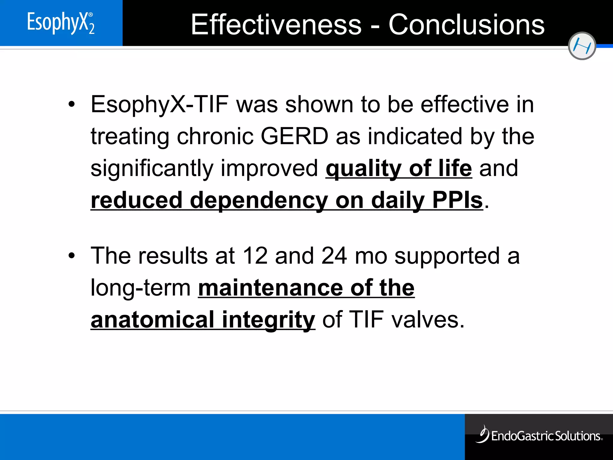 Patient info for TIF/endoscopic gastric fundoplication | PPT