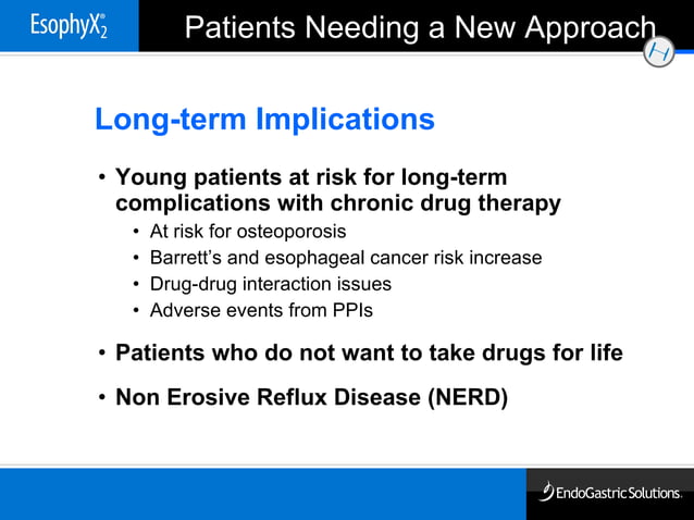 Patient info for TIF/endoscopic gastric fundoplication | PPT