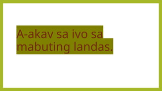 pres 4 espq2.pptx Pakikipagkaibigan, Tatlong Uri ng pakikipagkaibigan ...