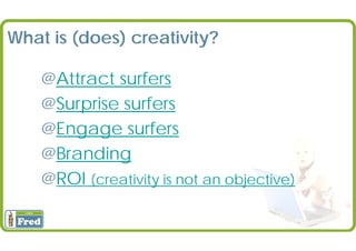 Creativity on the internet | PPT