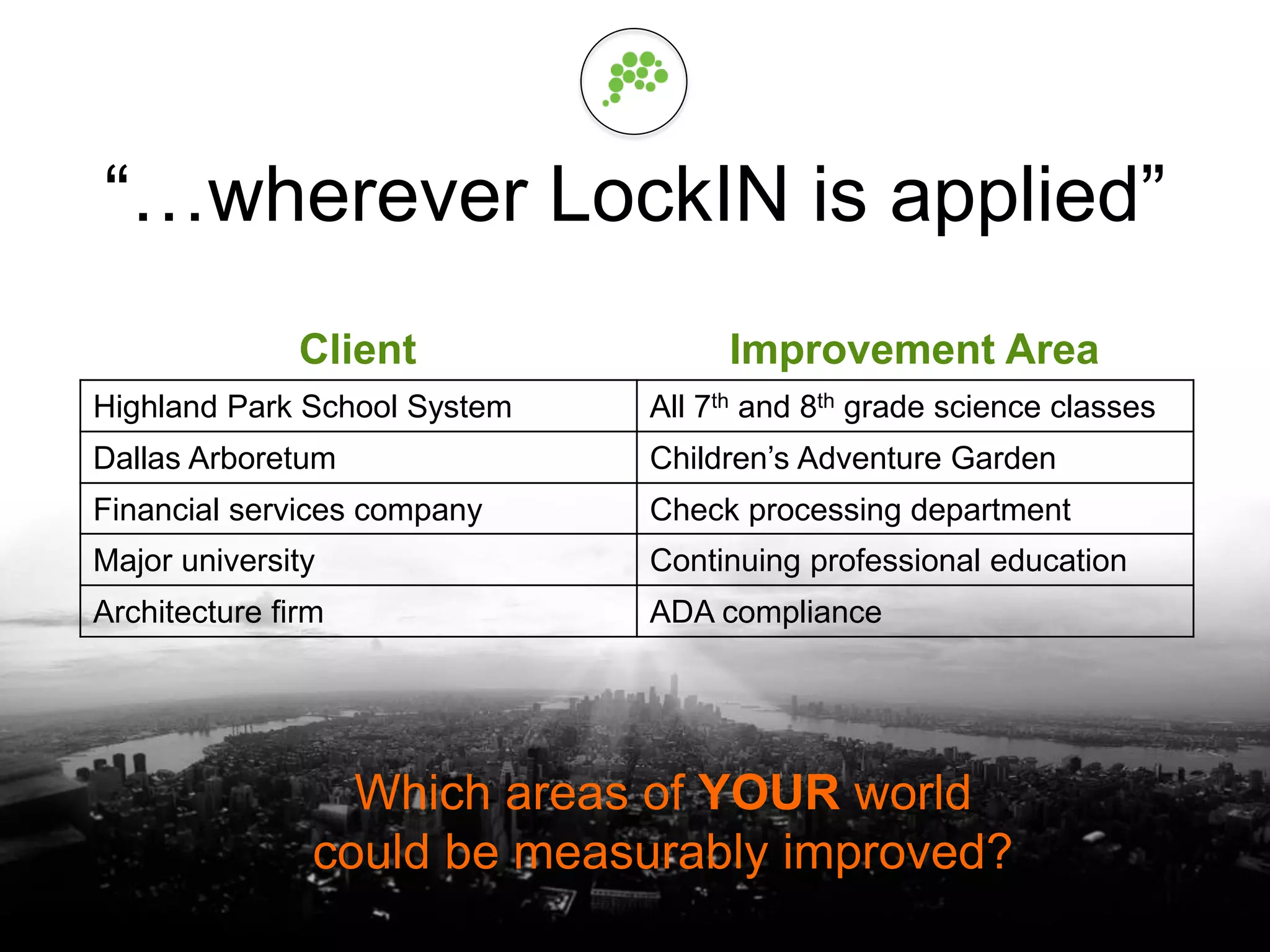 Performance Improvement Examples (PIEs) | PPT